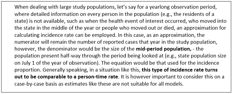 3. Incidence | EUPATI Open Classroom